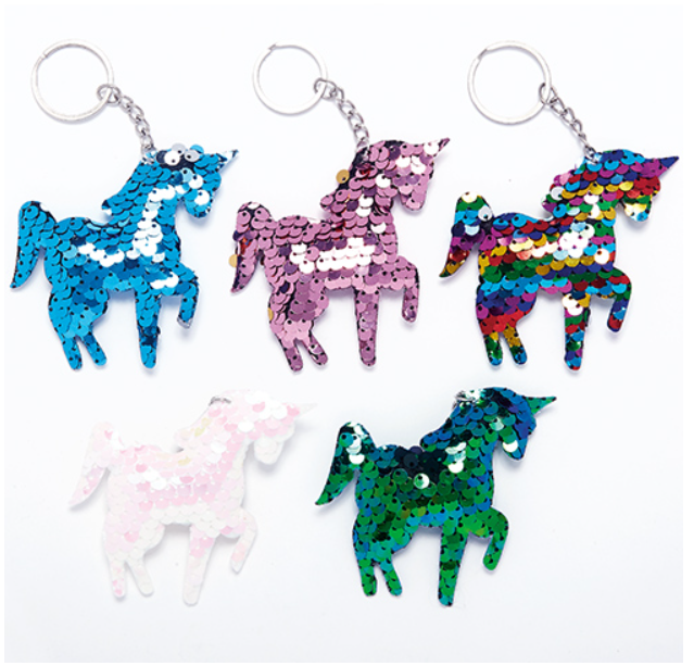 Dasha Sequin Unicorn Key Chain 2823RN | Dancy Pantz Boutique: For all ...
