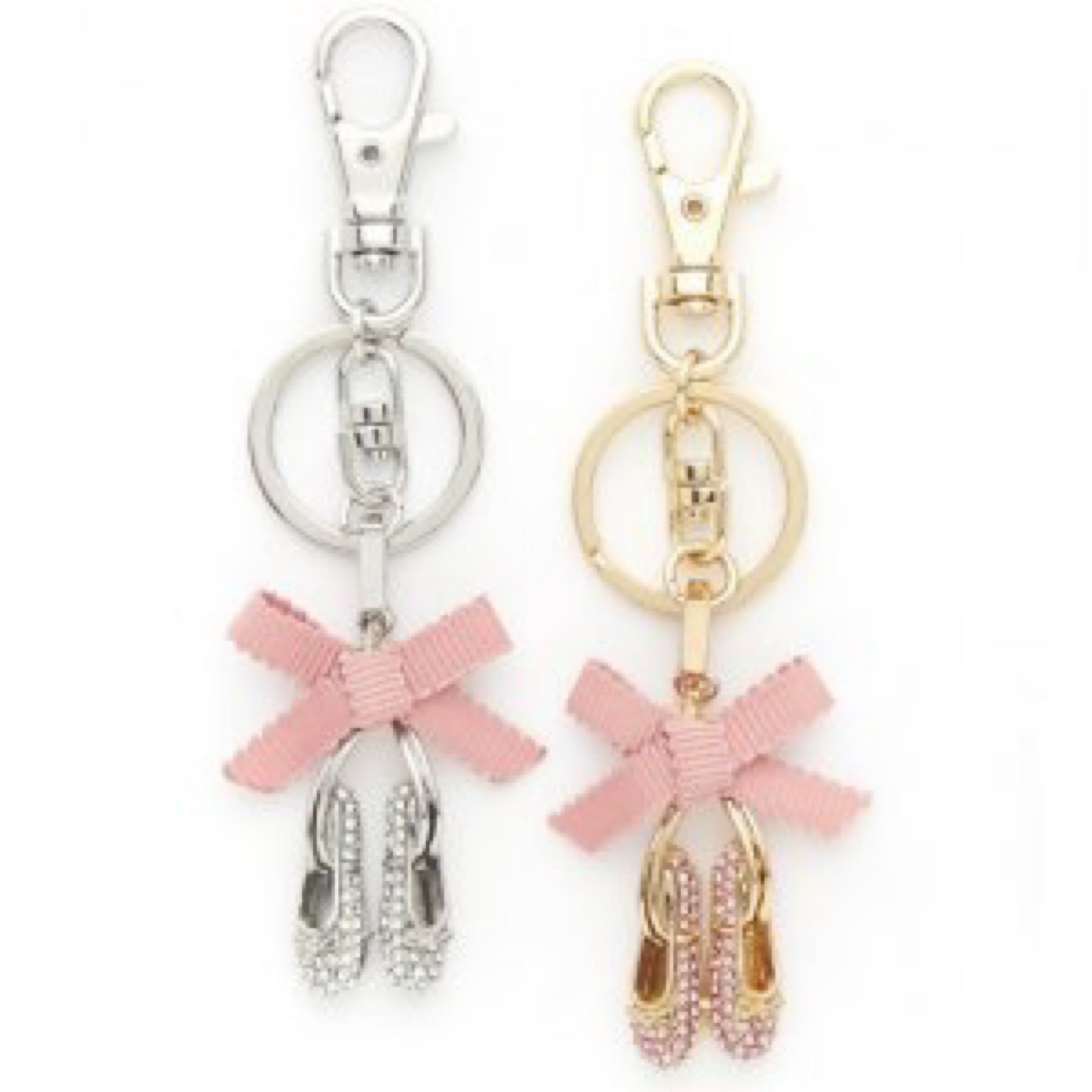 Dasha Ballet Shoe with Bow Keychain 2826G / 2826S | Dancy Pantz ...